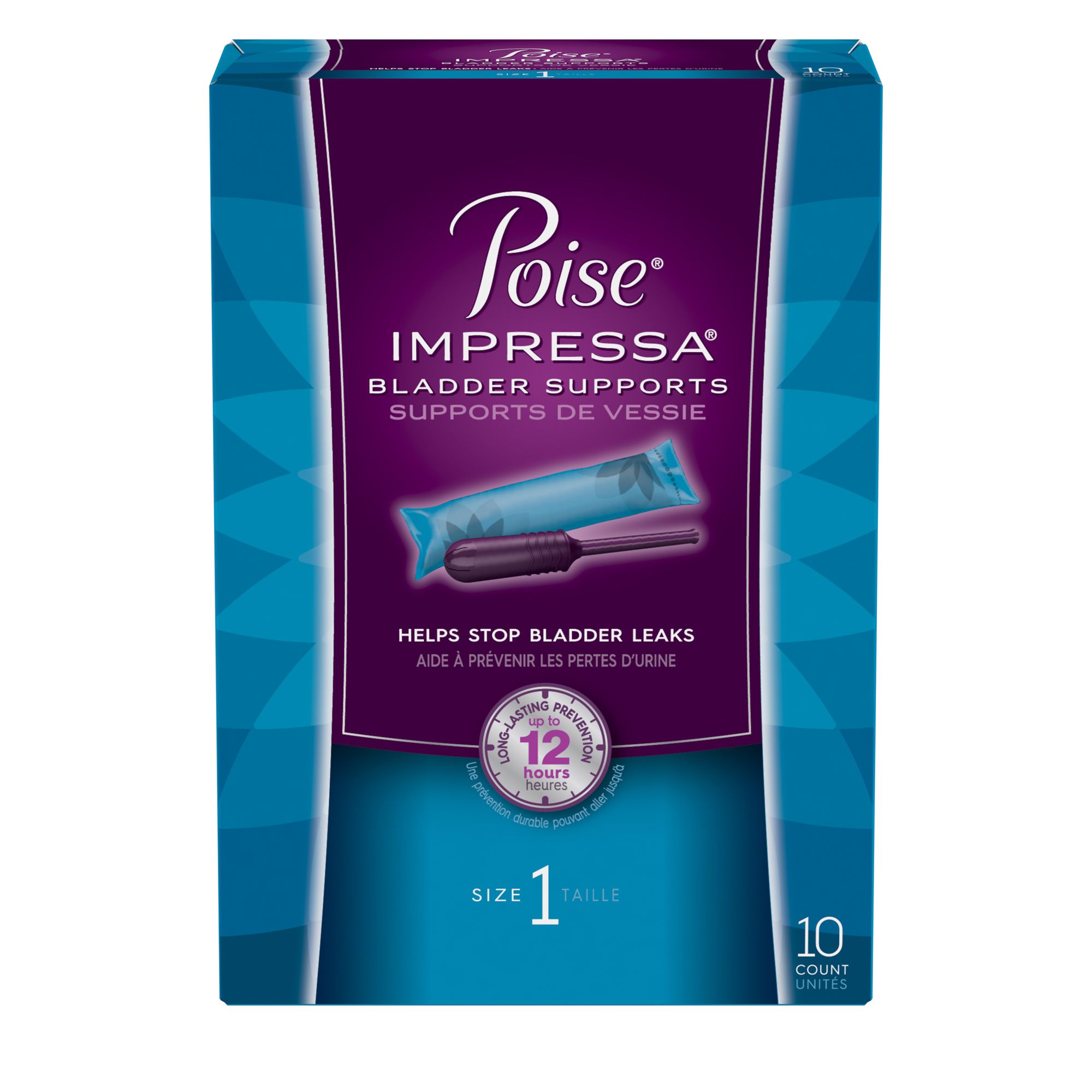 Poise Impressa Bladder Support, Size 1, 10 ct. | BJ's Wholesale Club