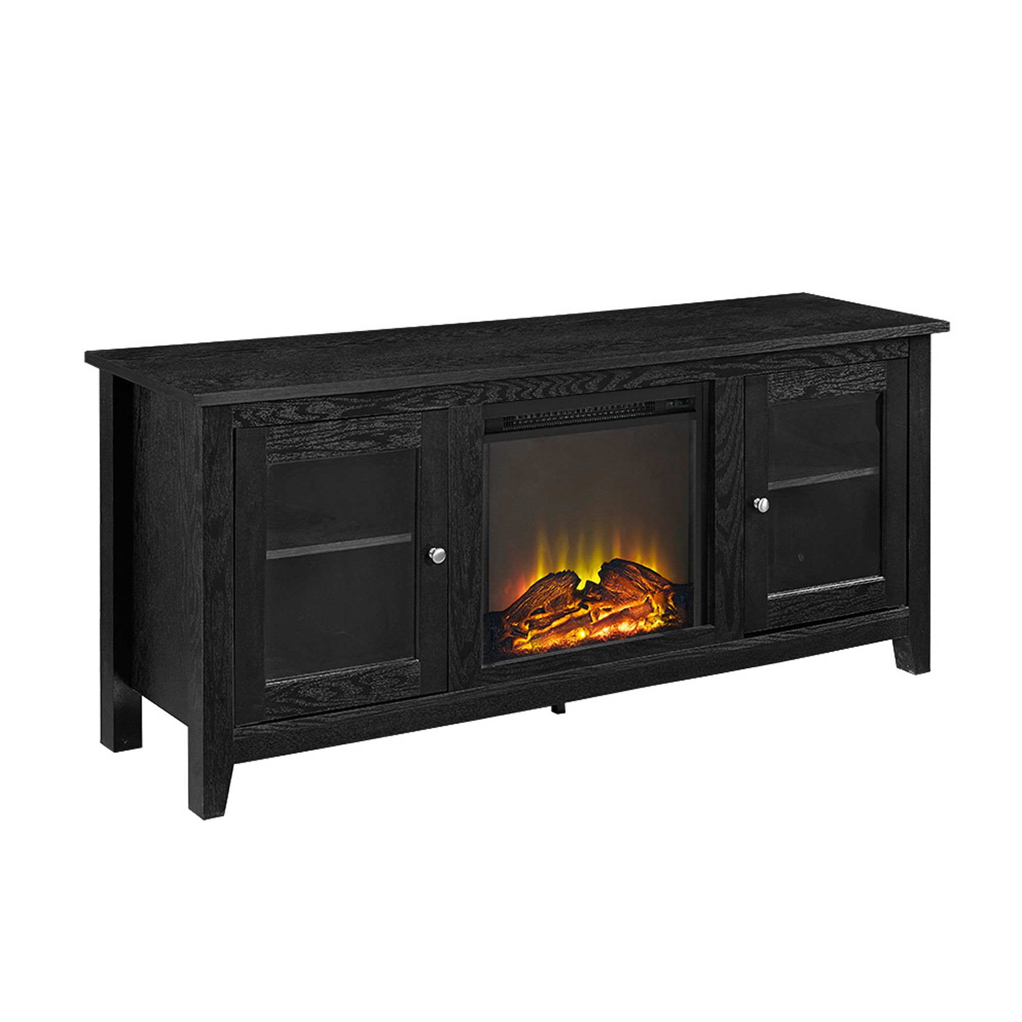 Bjs tv stand with fireplace store