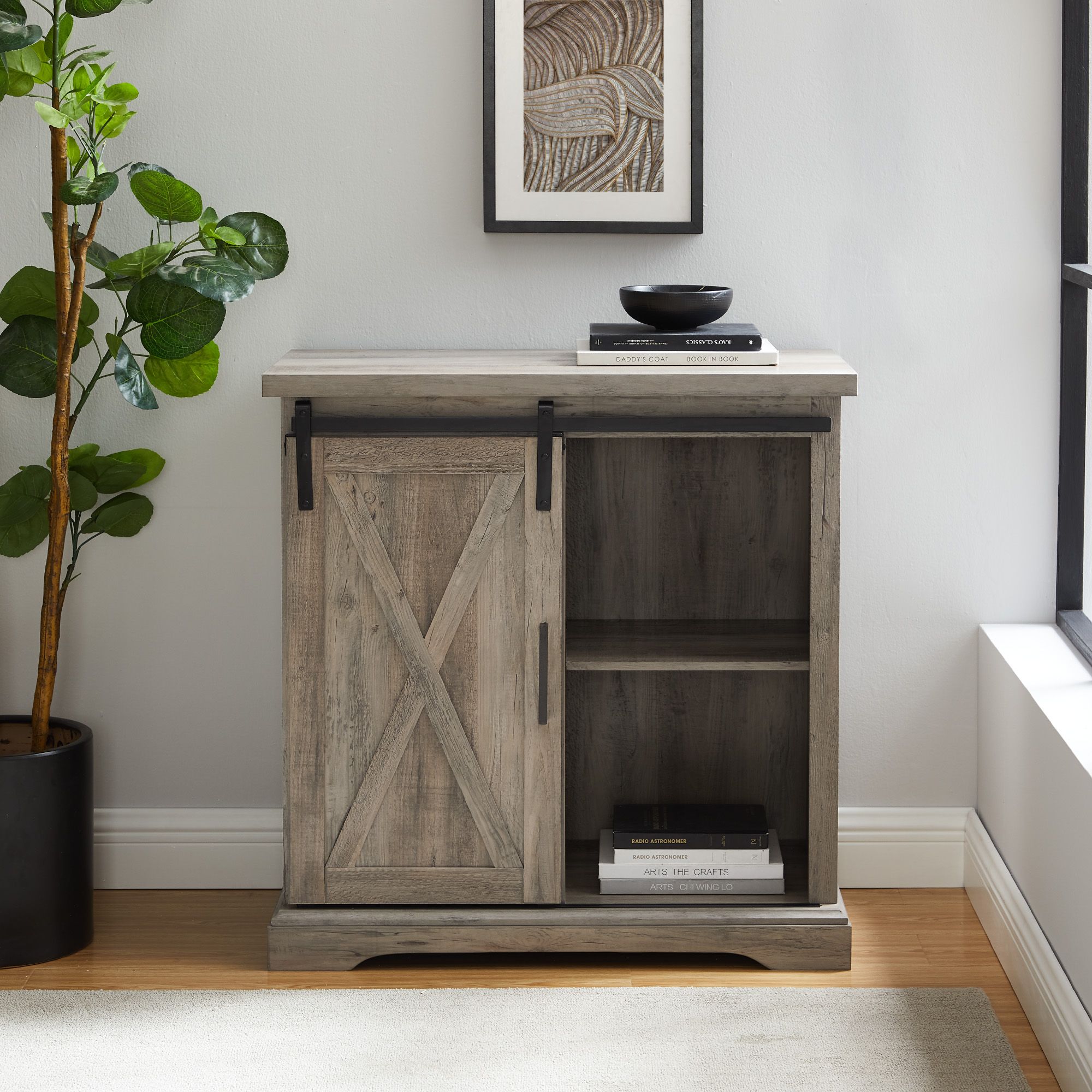 Sliding door accent cabinet store