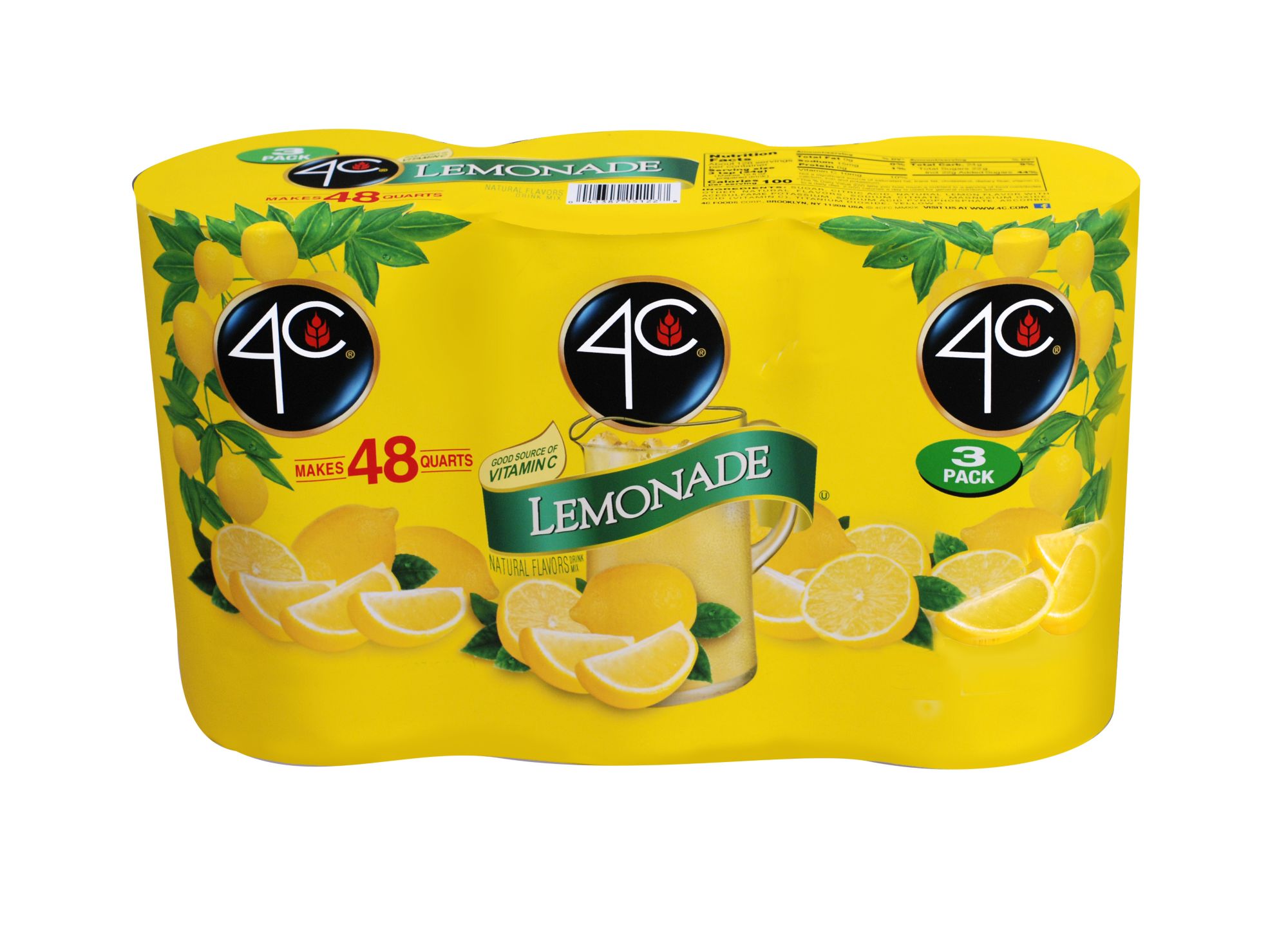 4C Lemonade Mix, 3 pk. | BJ's Wholesale Club