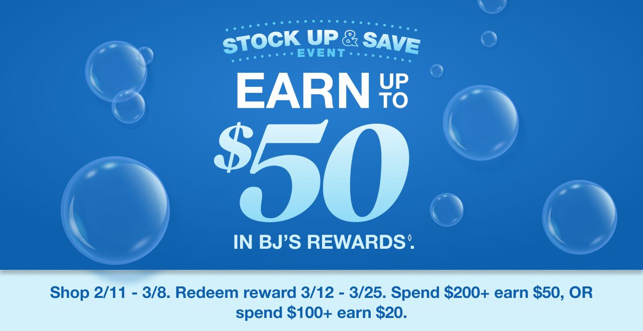 Stock-Up Event | BJ's Wholesale Club