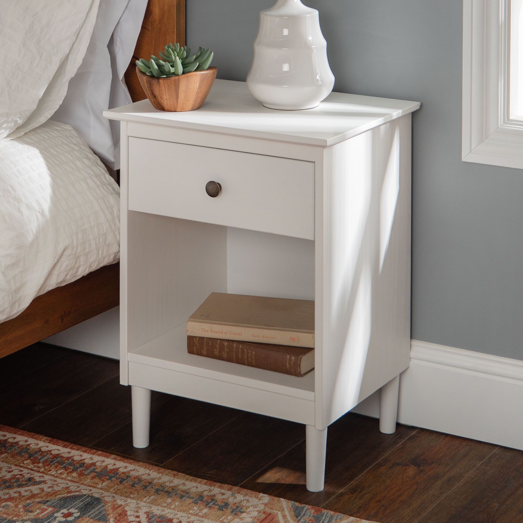 W. Trends Modern 1 Drawer Nightstand BJ s Wholesale Club