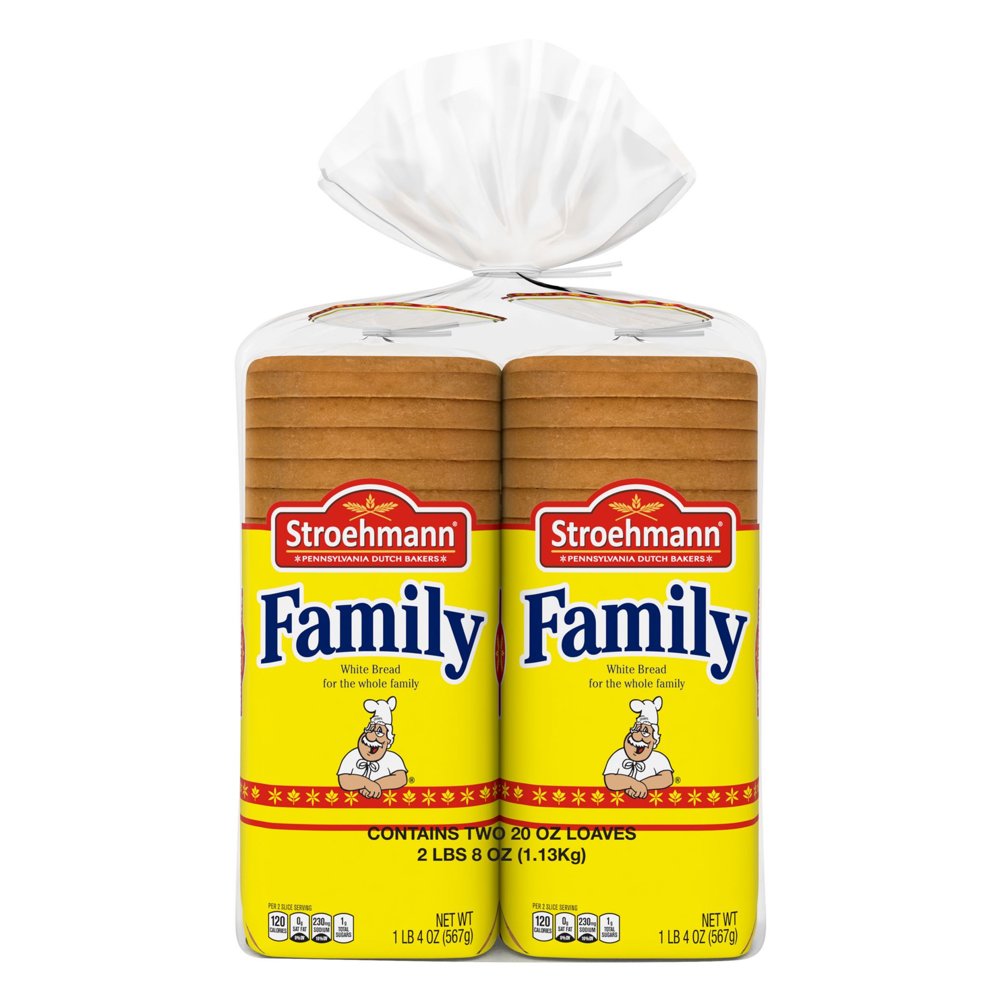 Stroehmann's Family White Bread, 2 pk./20 oz. | BJ's Wholesale Club