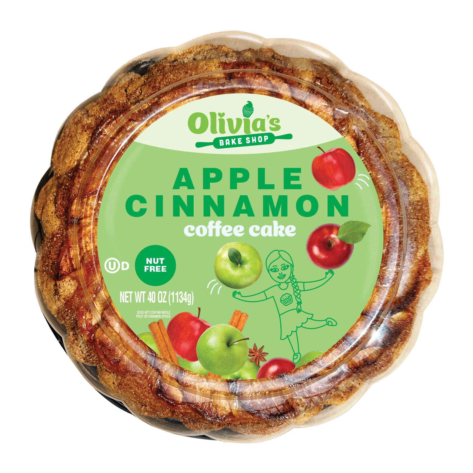 Olivia's Bake Shop Apple Cinnamon Cake, 2.5 lbs. | BJ's Wholesale Club