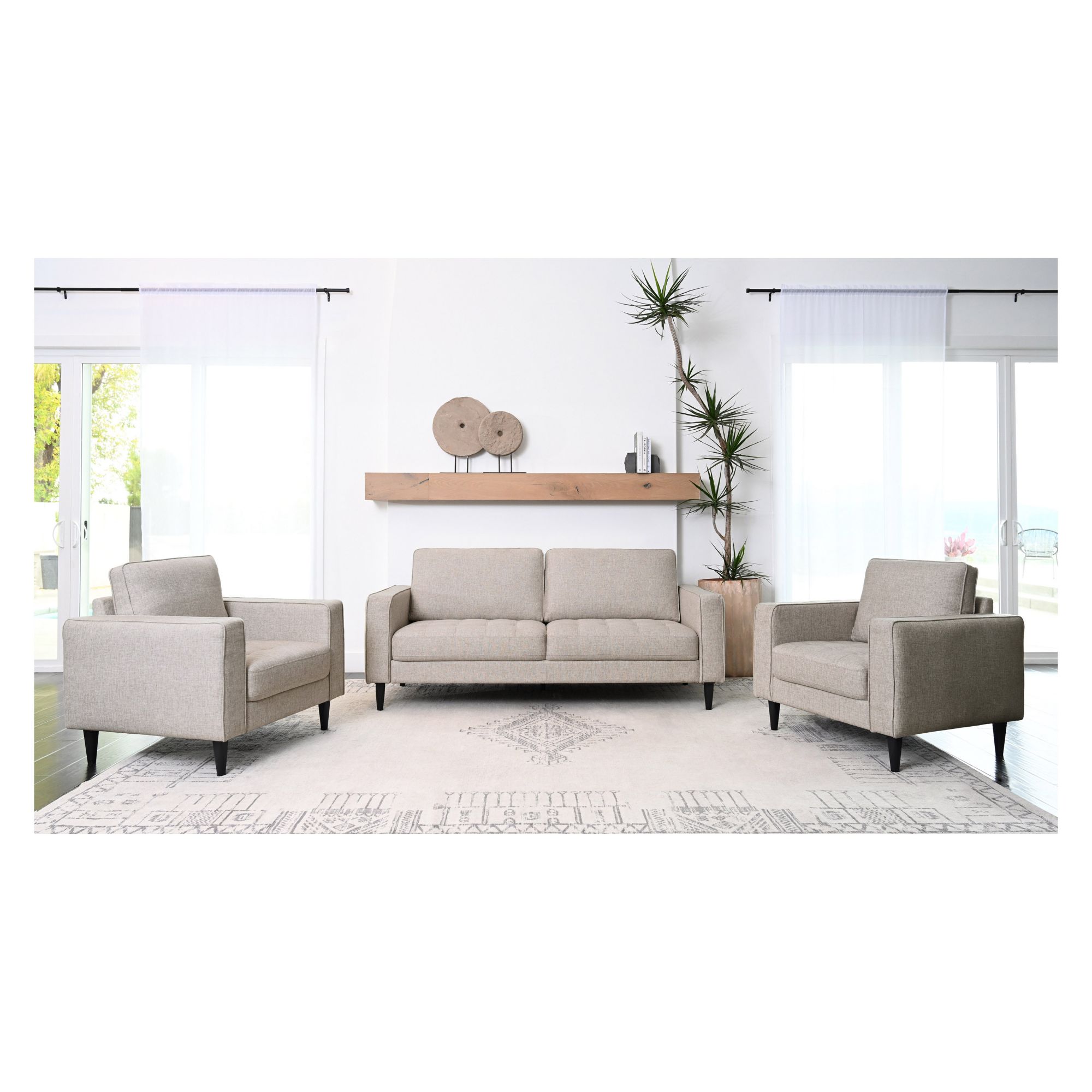 Abbyson Living Sofa Bjs | Baci Living Room