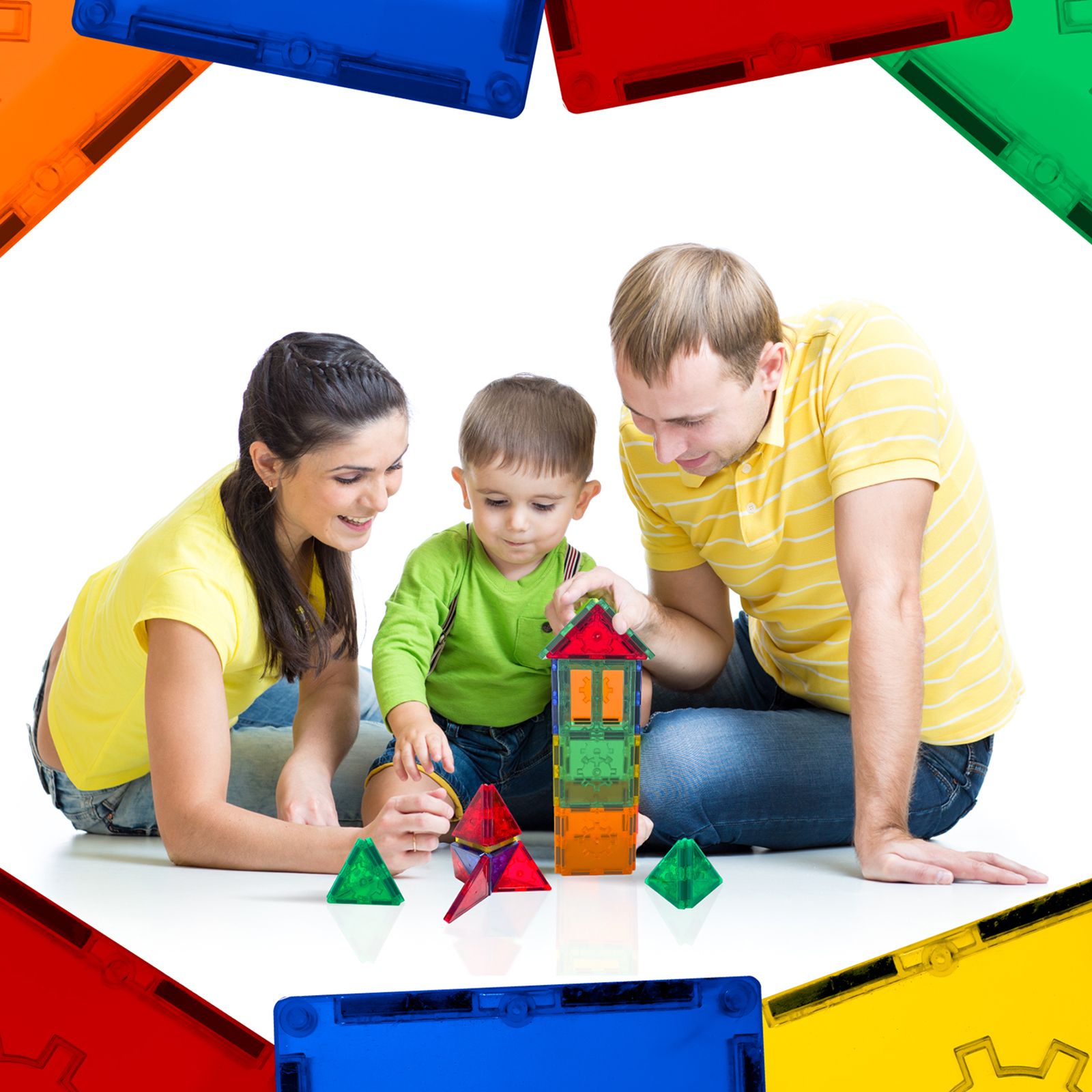 Tytan 120-Pc. Magnetic Tiles and Building Blocks Set | BJ's Wholesale Club