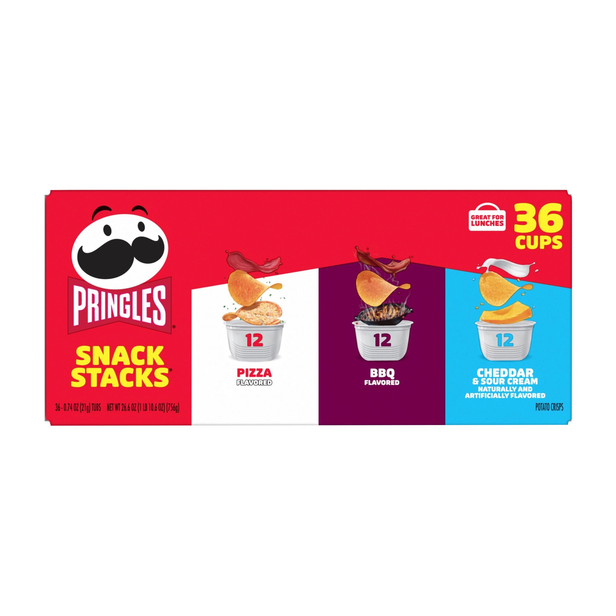 Pringles Potato Chips Crisps Variety Pack, 36 ct. | BJ's Wholesale Club