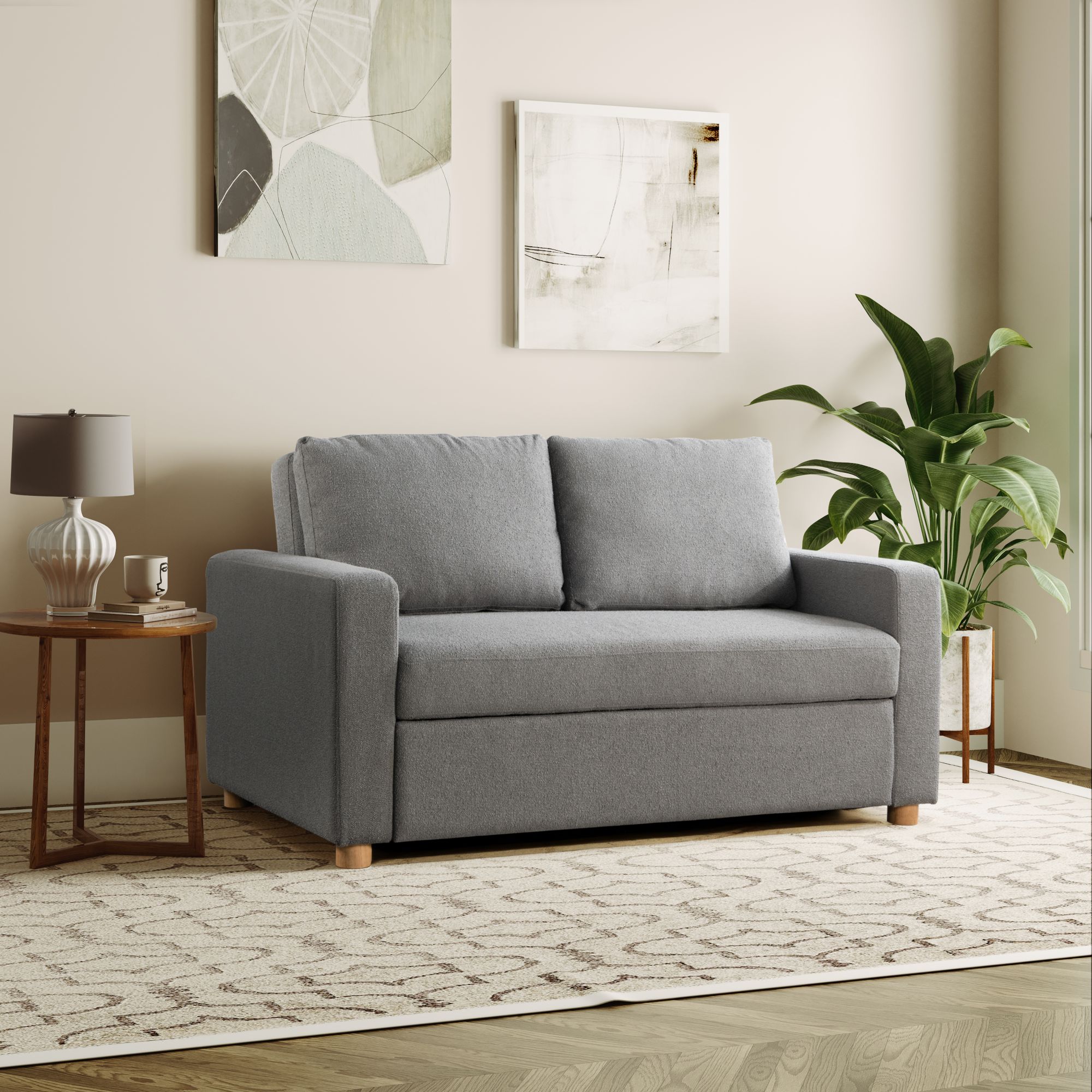 Convertible loveseat store