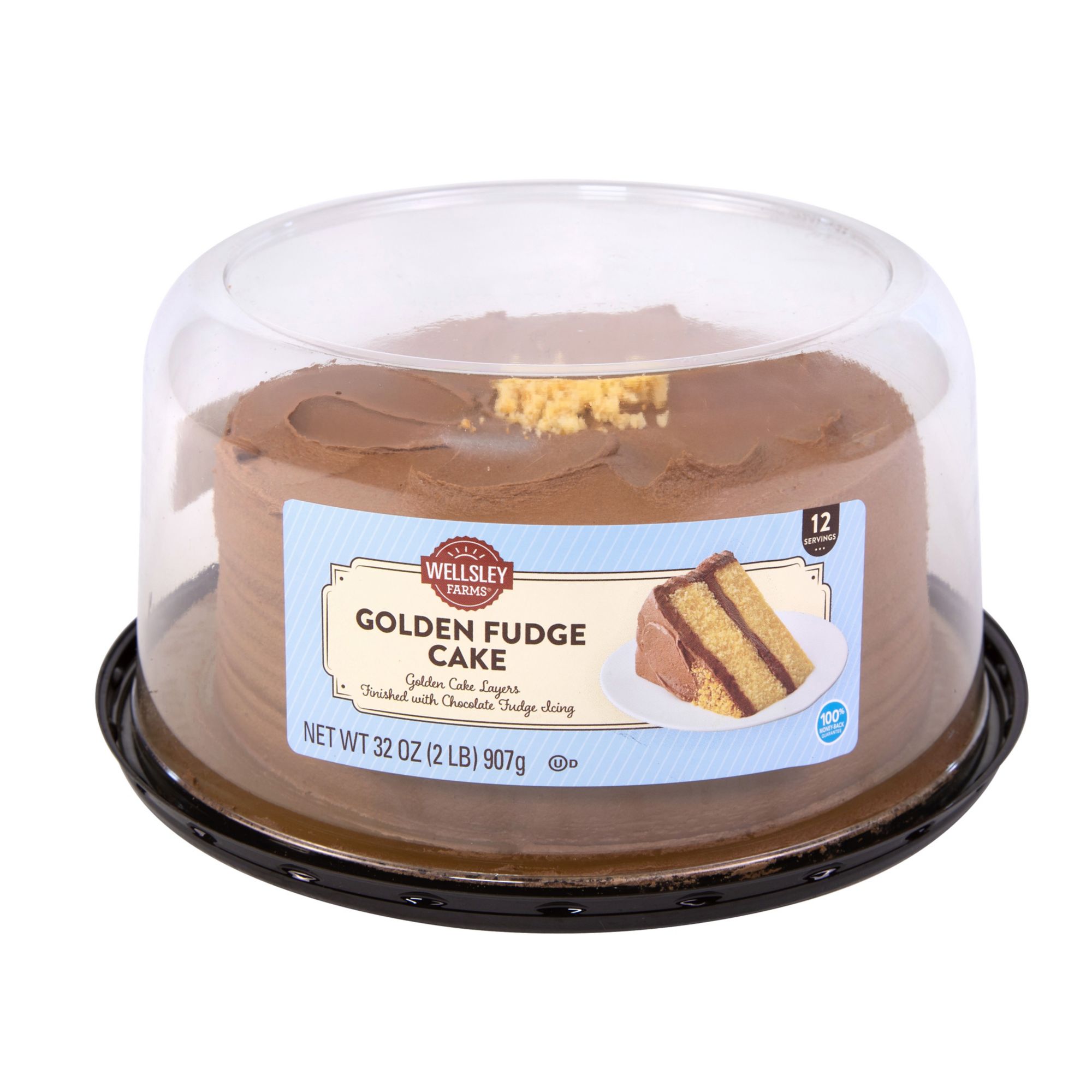 Wellsley Farms 7" Double Layer Golden Fudge Cake | BJ's Wholesale Club