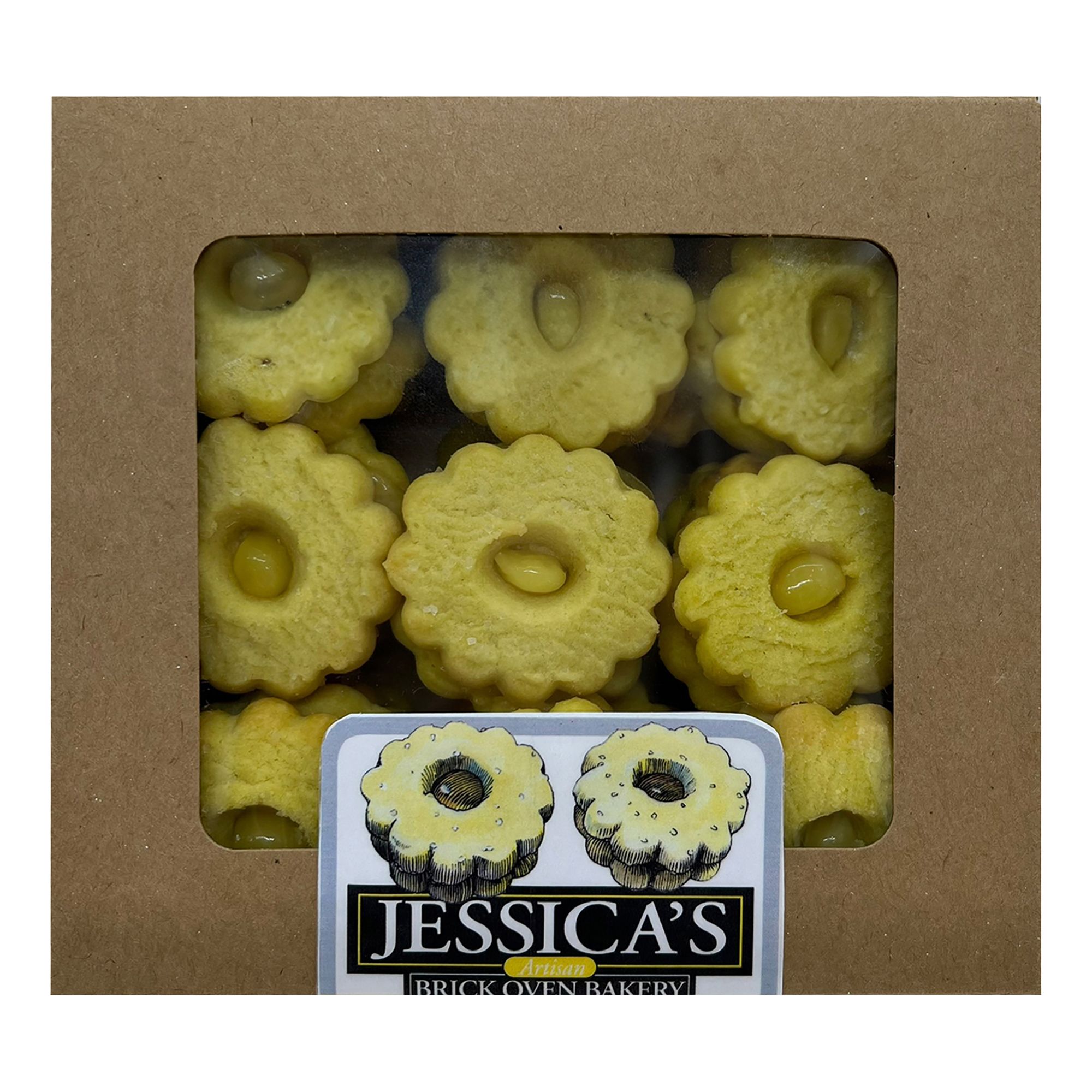 Jessicas Brick Oven Lemon Linzer Cookies with Lemon Curd, 18 ct. | BJ's ...