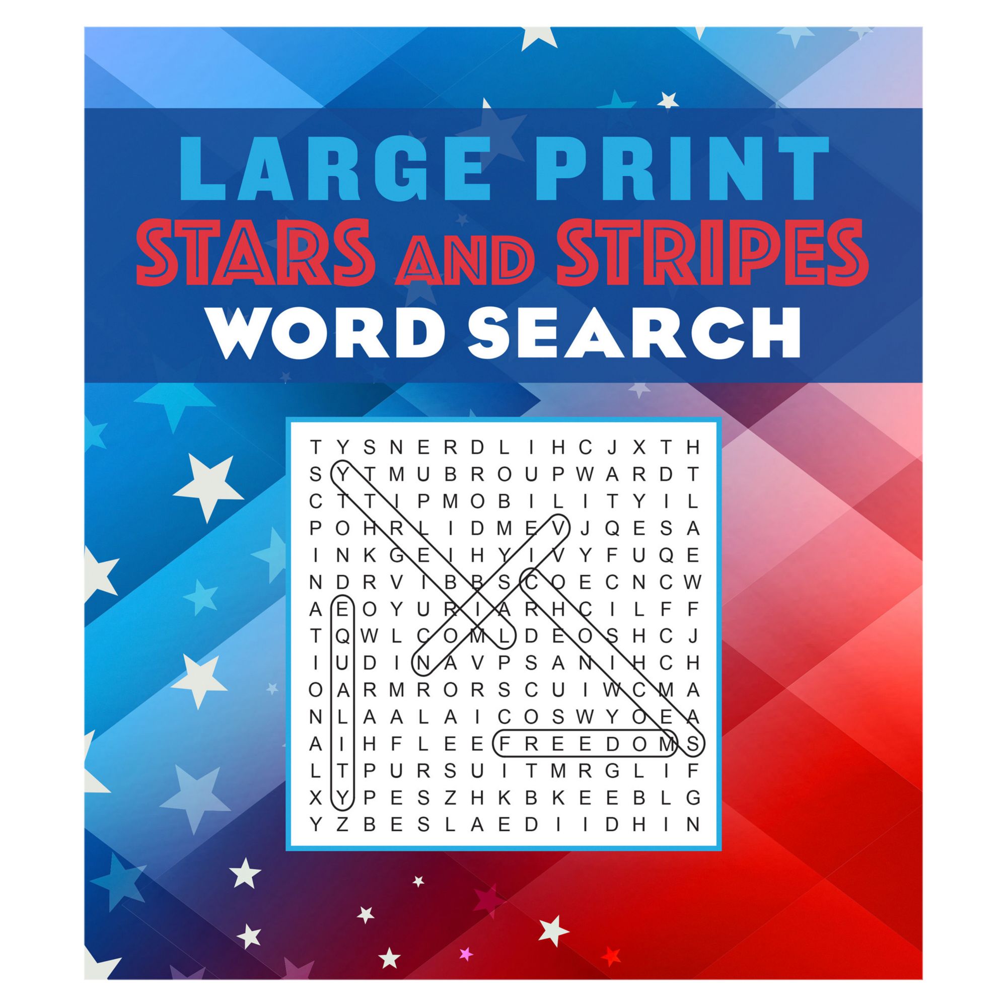 Large Print Stars and Stripes Word Search | BJ's Wholesale Club