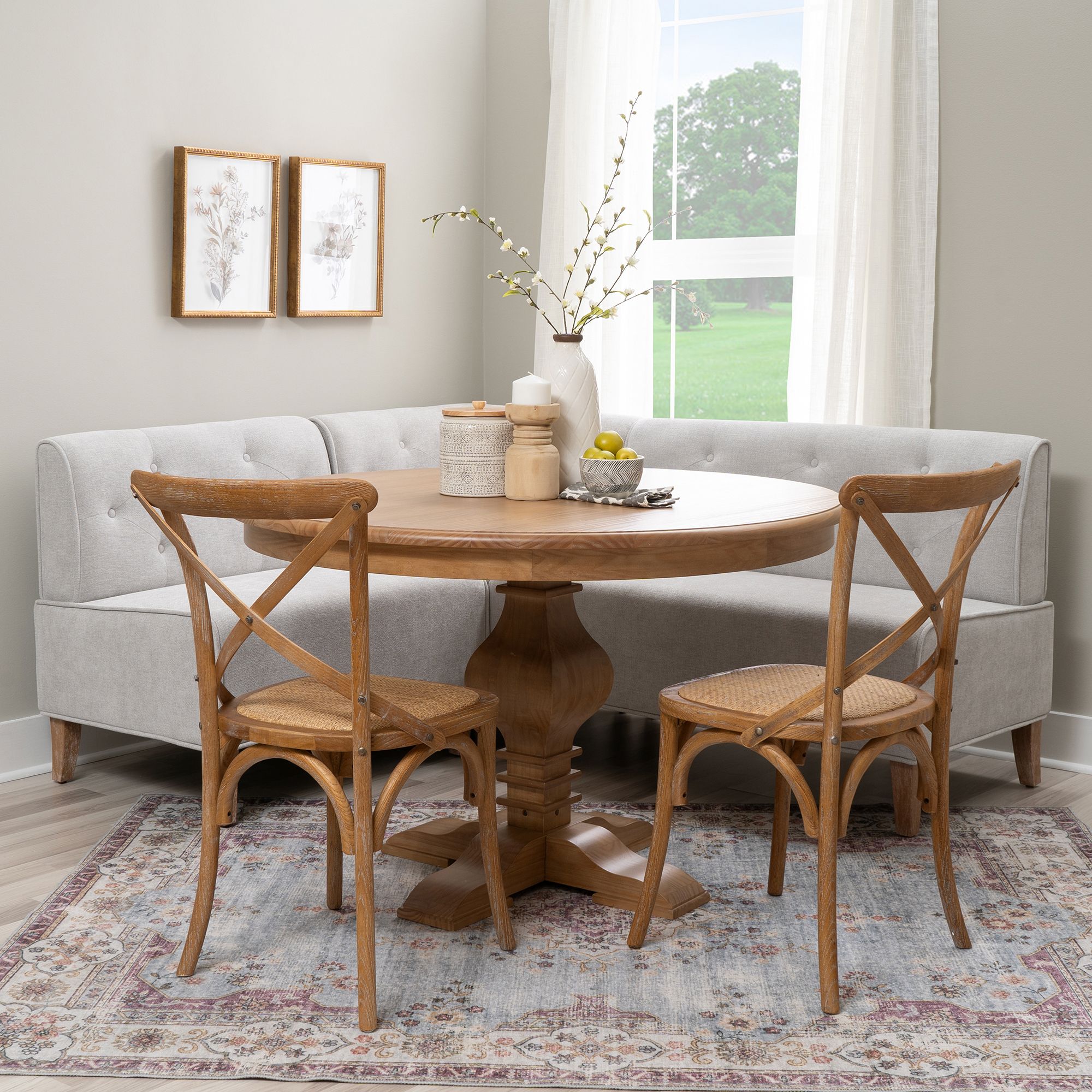 Linon Auden 4-Pc. Banquette Nook Set | BJ's Wholesale Club