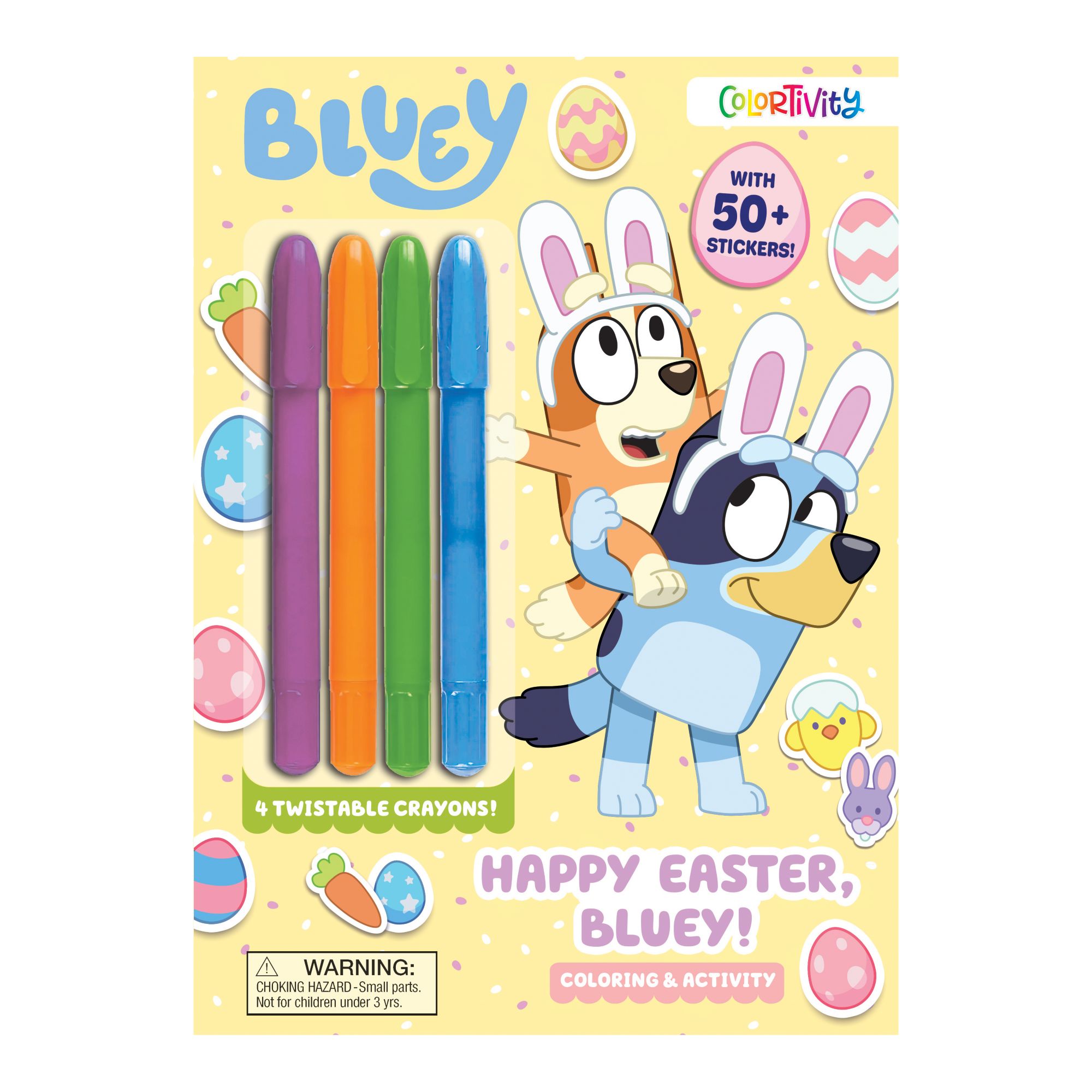 Happy Easter, Bluey! Coloring & Activity Book With Twistable Crayons ...