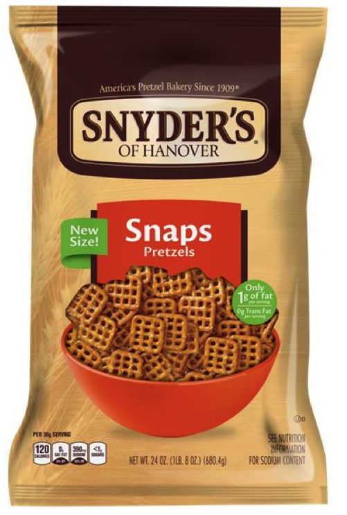 Snyder's of Hanover Pretzel Snaps, 24 oz. - BJs Wholesale Club