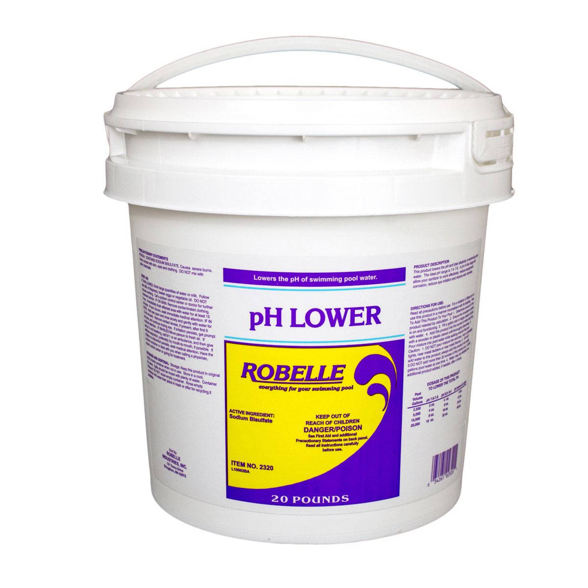 Robelle pH Lower, 20 lbs. | BJ's Wholesale Club