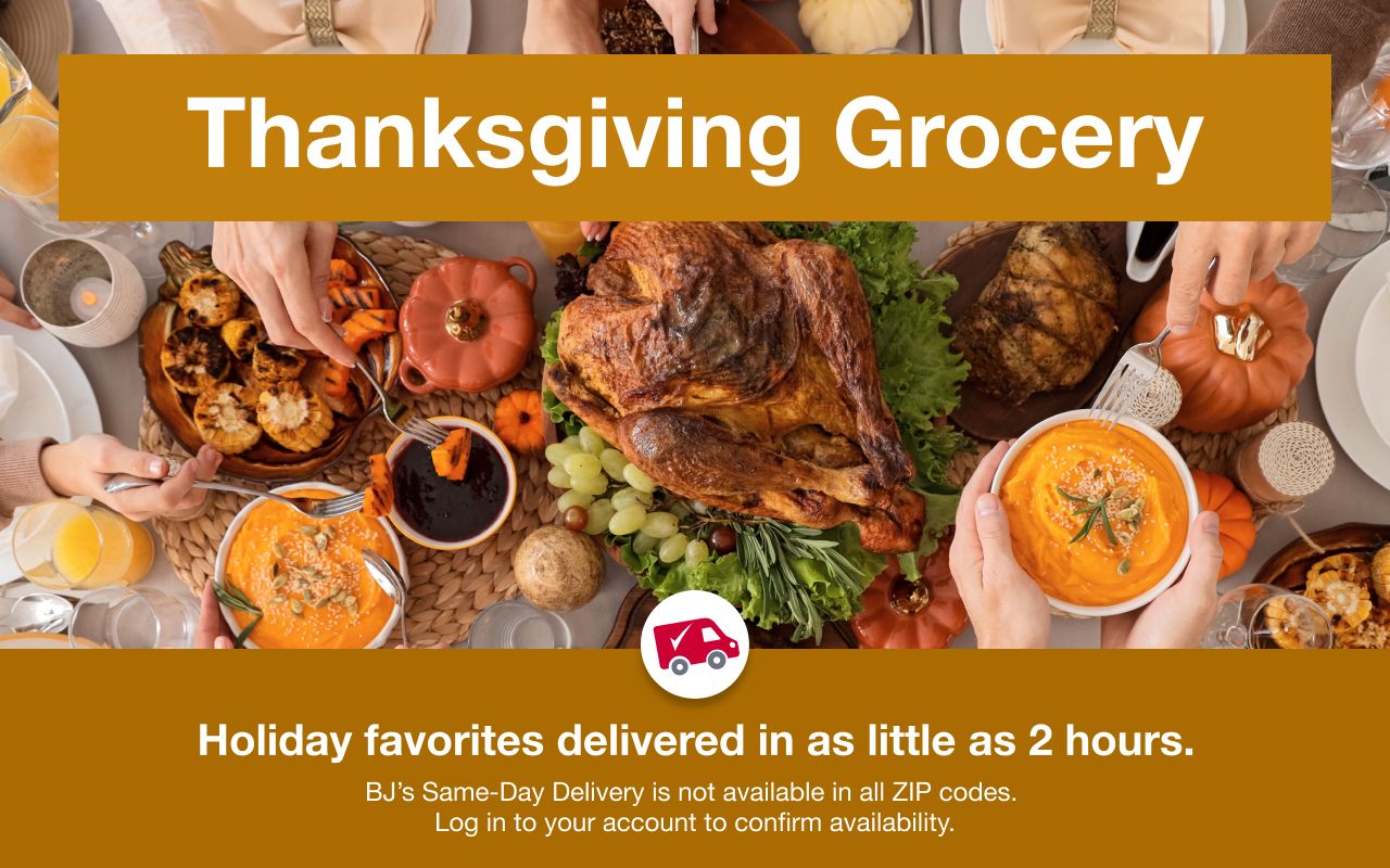Thanksgiving Grocery Shopping | BJ's Wholesale Club